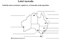 Label Australia — States and Territories - schule.at